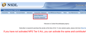 NPS Statement & Account Balance - How to Download?