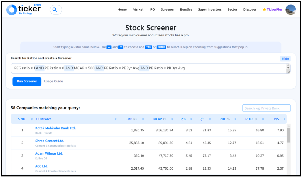 Top 5 Ways to Use a Screener to Pick Stocks