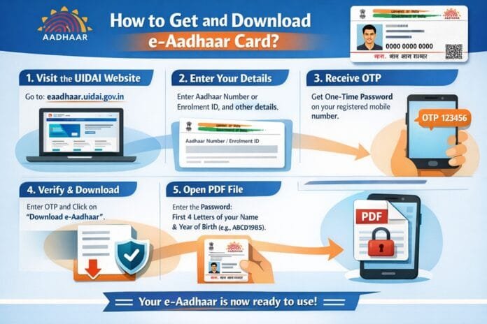 e-Aadhaar - How to Get and Download e-Aadhaar Card?